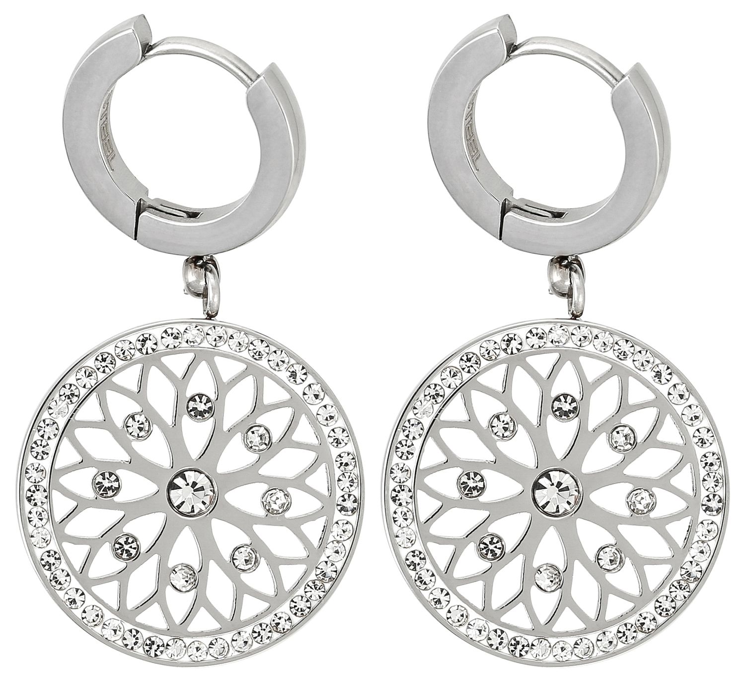 Boucles Doreilles En Acier Inoxydable