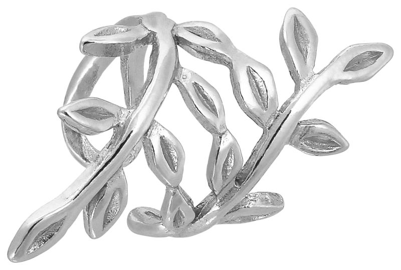 Earcuff - Silver Leaf - : - online bei BIJOU BRIGITTE