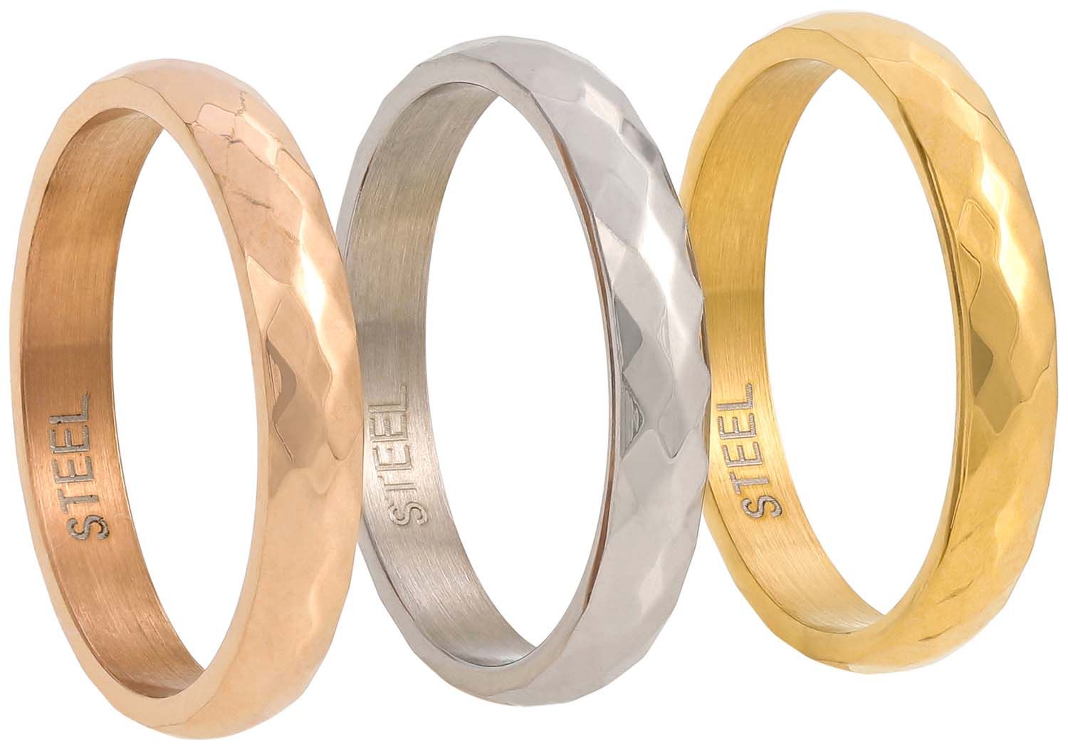 Ensemble de bagues - Lovely Trio - Taille de bague: 19 - en ligne chez ...