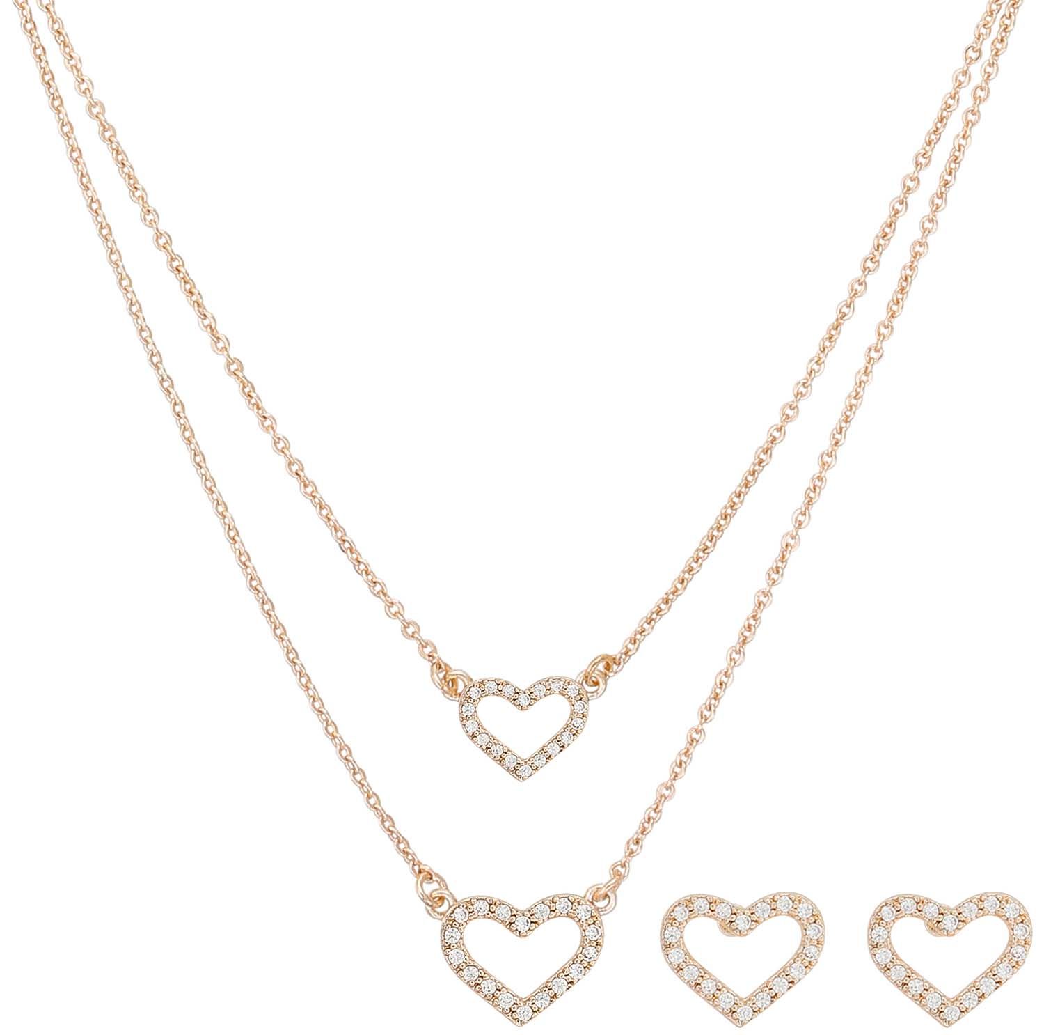Set bisutería- Rose Heart online en BIJOU BRIGITTE