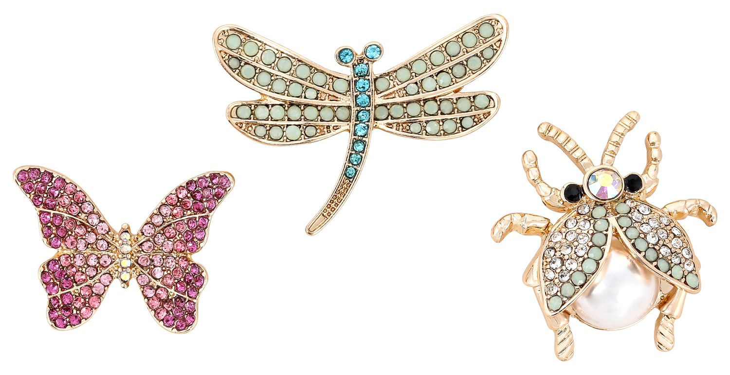 Set de broches - Flying Insects - : - online en BIJOU BRIGITTE