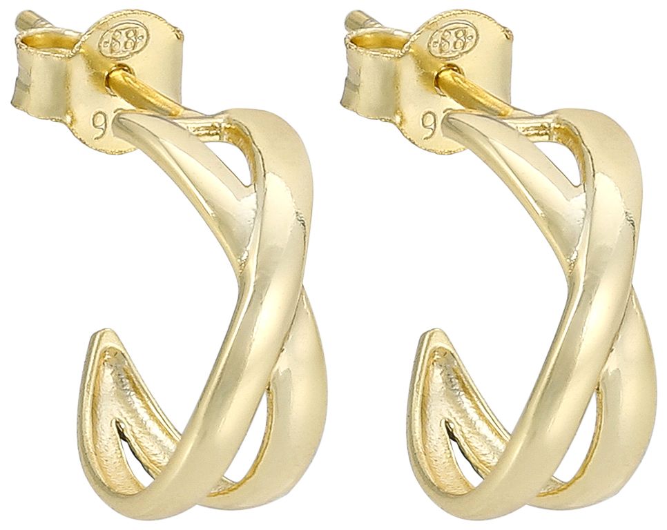 Creolen - Golden Twist - : - online bei BIJOU BRIGITTE