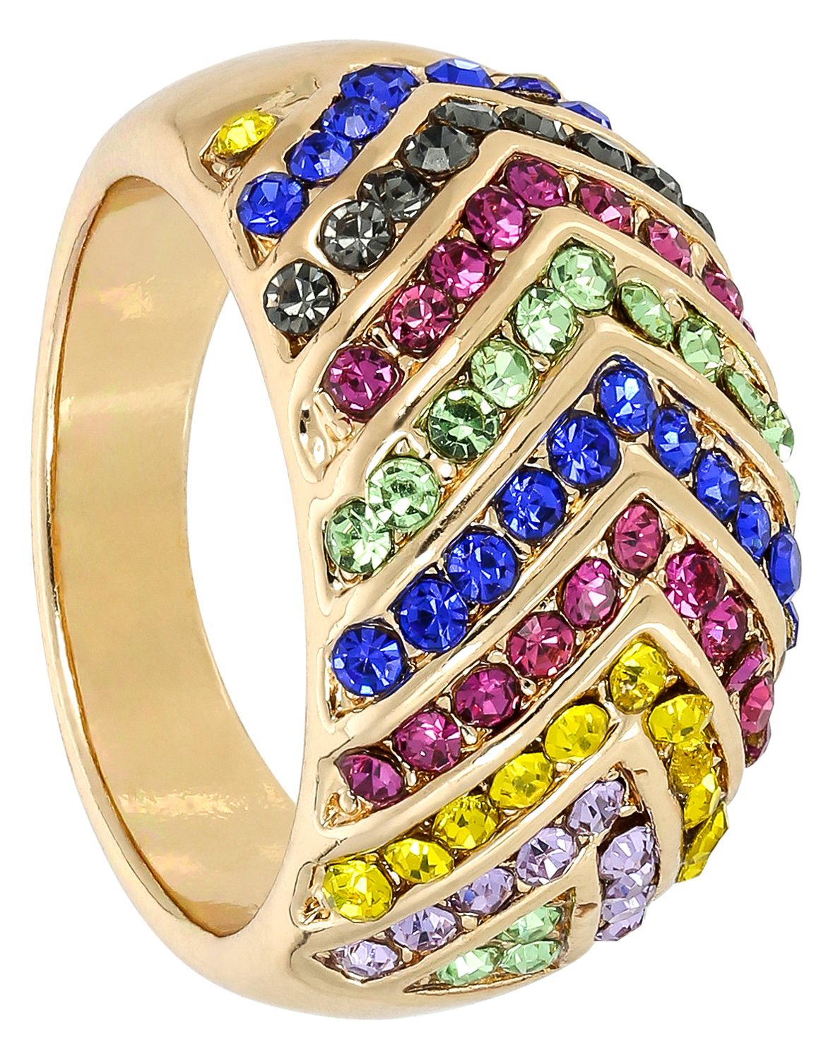 Ring - Fancy Rainbow - Ringgröße: 16 - online bei BIJOU BRIGITTE