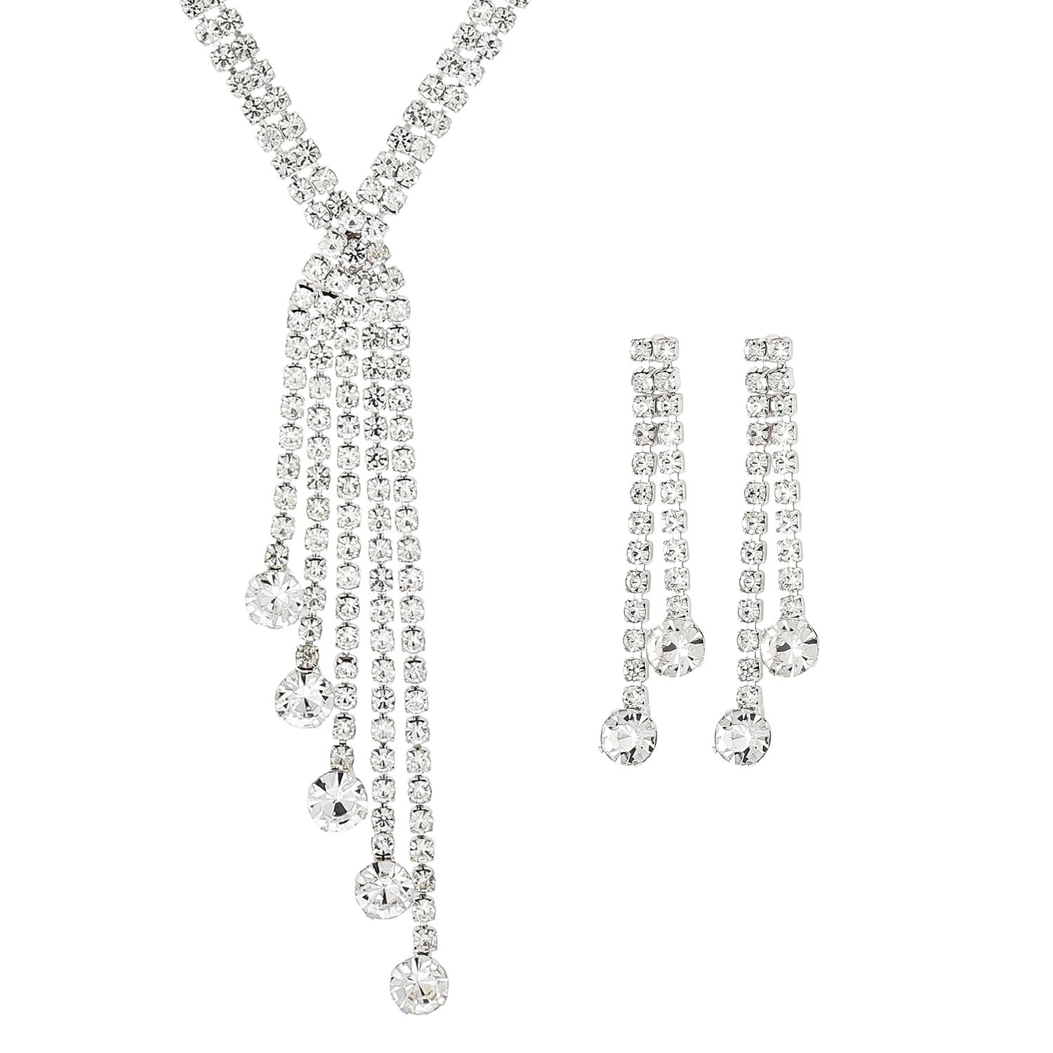 Schmuckset - Crystal Waterfall online bei BIJOU BRIGITTE
