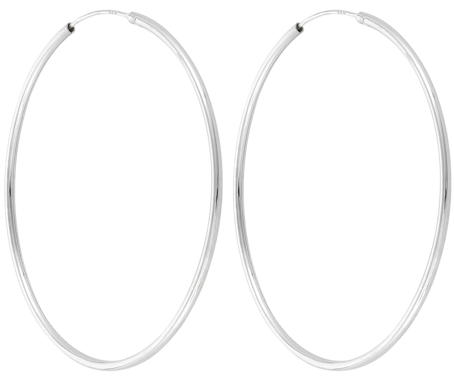 Creolen - Silver Clarity online bei BIJOU BRIGITTE