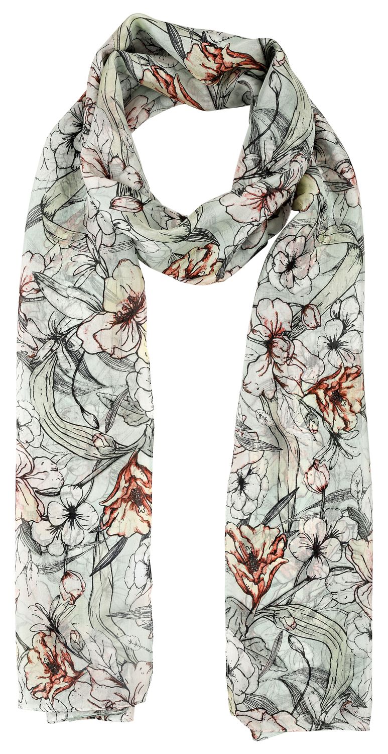 Foulard - Happy Flowers en ligne chez BIJOU BRIGITTE