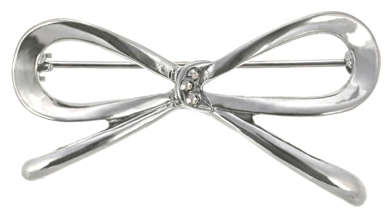 Brosche - Silver Ribbon - : - online bei BIJOU BRIGITTE